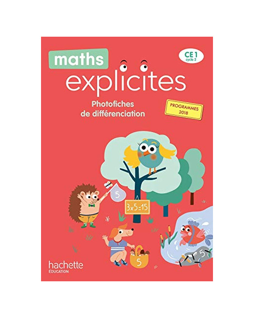 Le nouvel - À portée de maths CE1 - Photofiches + CD - Ed. 2018 ...