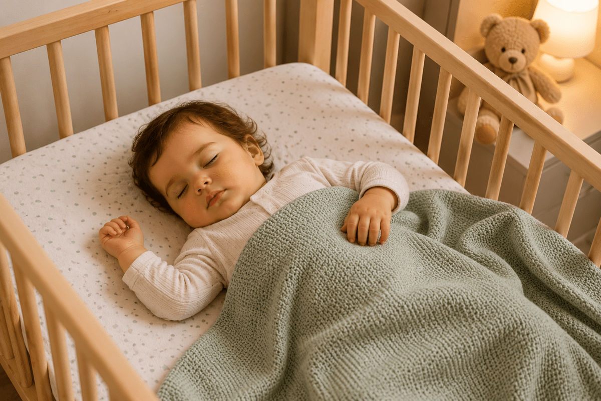 Couverture bébé la nuit : à partir de quel âge est-ce sécurisé
