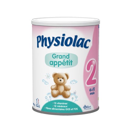 Lait Physiolac Grand Appétit 2 Physiolac : Comparateur, Avis, Prix
