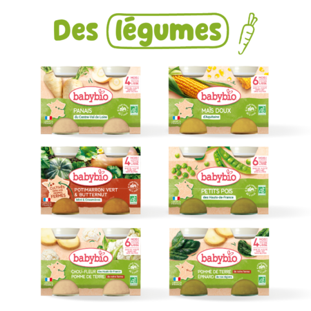 Pack légumes bébé Babybio : Comparateur, Avis, Prix