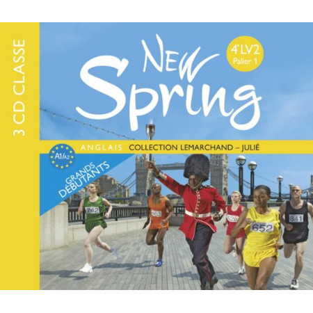 New Spring 4e LV2 Palier 1 année 1 - Anglais - 3 CD classe - Edition 2010 Hachette Éducation ...