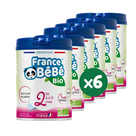 Lait infantile de suite bébé 2ème âge en poudre FRANCE BEBE BIO ...