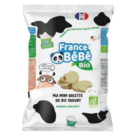 Mini galette de riz Nappées Yaourt - 84g FRANCE BEBE BIO : Comparateur ...