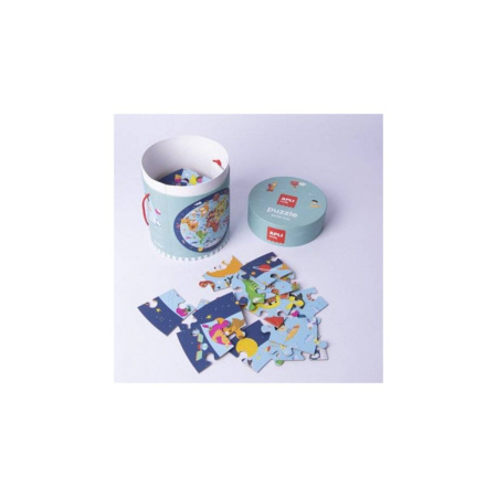 Puzzle Circulaire carte du monde Apli Kids : Comparateur, Avis, Prix