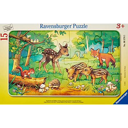 Puzzle - Animaux de la forêt - 15 pièces RAVENSBURGER : Comparateur ...