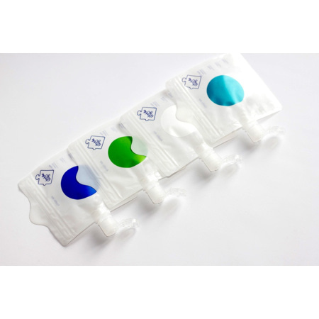 Pack de 4 gourdes réutilisables 100ml DODDLE BAGS : Comparateur, Avis, Prix