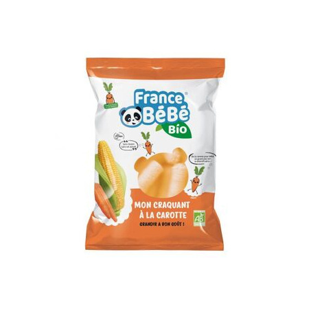 Stick de maïs soufflé Mon Craquant Carotte FRANCE BEBE BIO ...