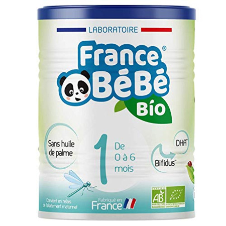 Lait infantile pour bébé 1er âge en poudre FRANCE BEBE BIO ...