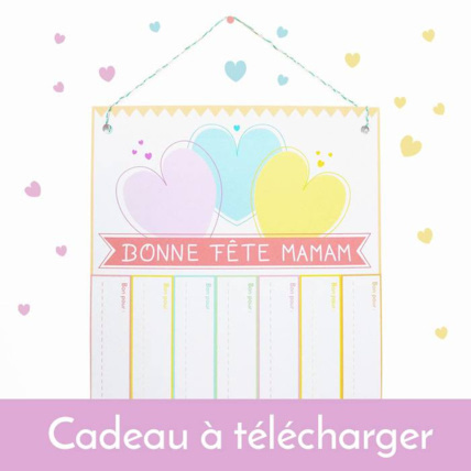 Fanion à découper - fête des mères Rêve de Pan : Comparateur, Avis, Prix