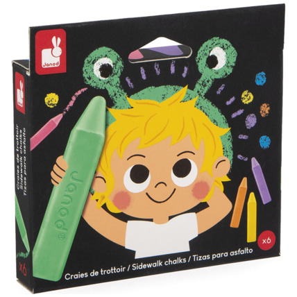 Lot de 6 craies de trottoir JANOD : Comparateur, Avis, Prix