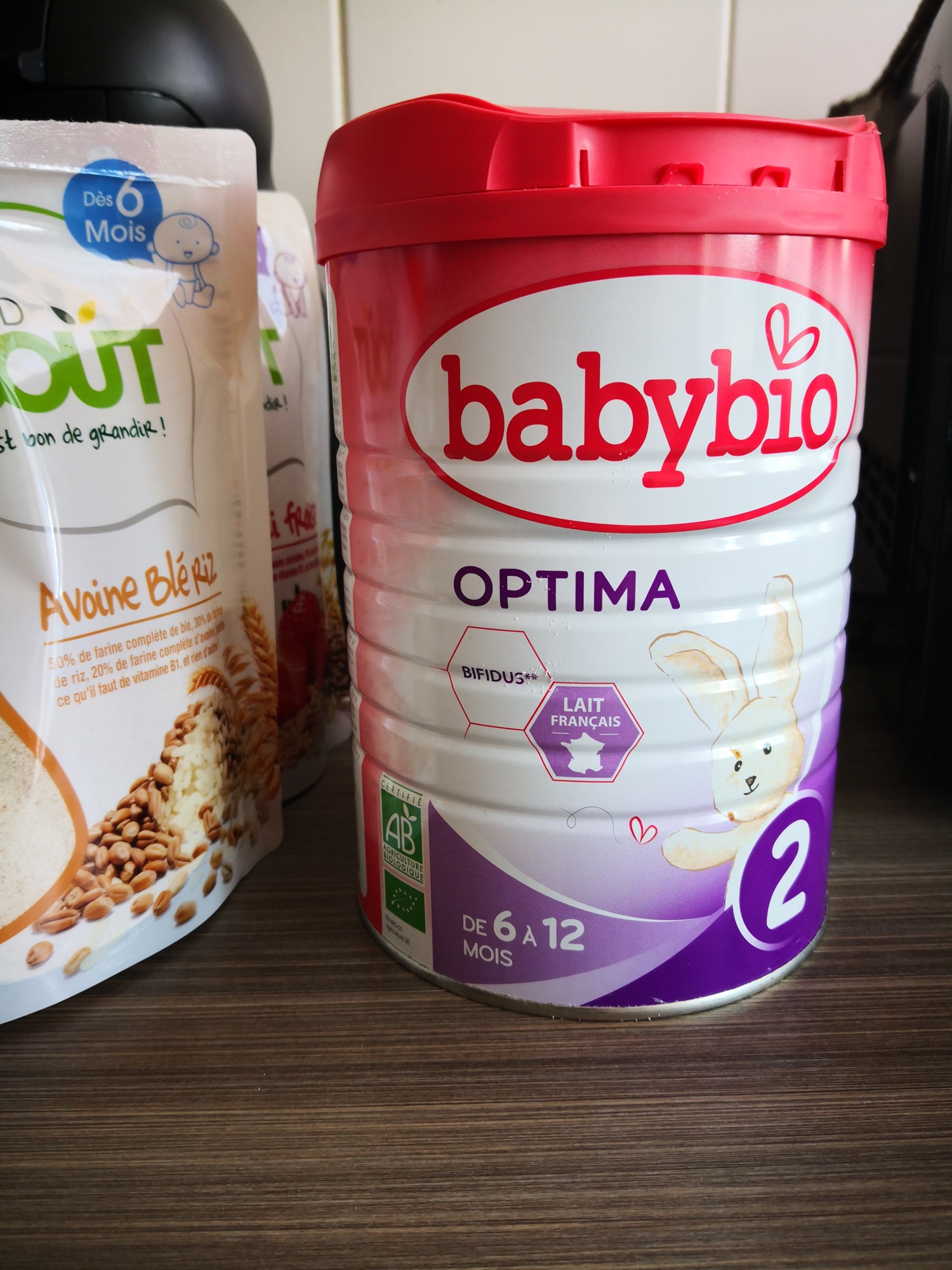 Lait Optima 2ème âge 6-12 mois - avec fibres BABYBIO : Comparateur ...
